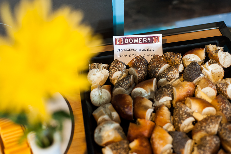 Brunch Party Tip for Serving Bagels - A Well Crafted Party