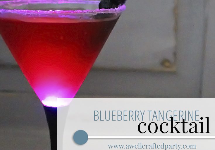 Saturday Spirits: Blueberry Tangerine Cocktail – A Well Crafted Party
