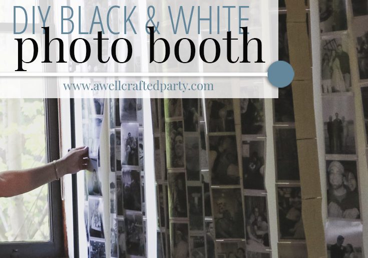 Photo Memory Black and White Photo Booth Backdrop – A Well Crafted Party