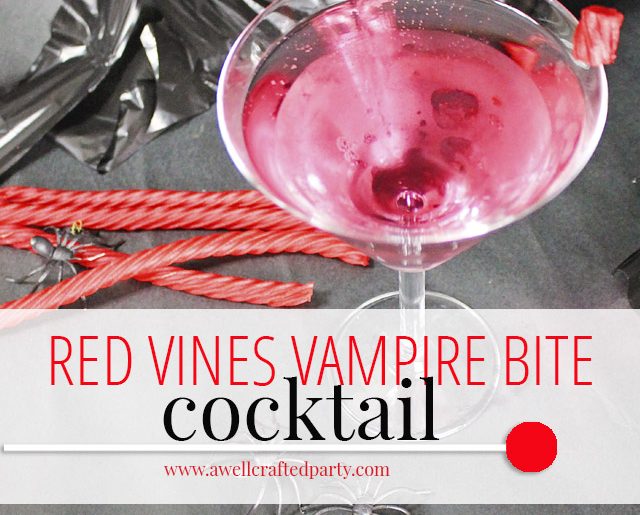 Halloween Cocktail and NA Beverage with Red Vines – A Well Crafted Party
