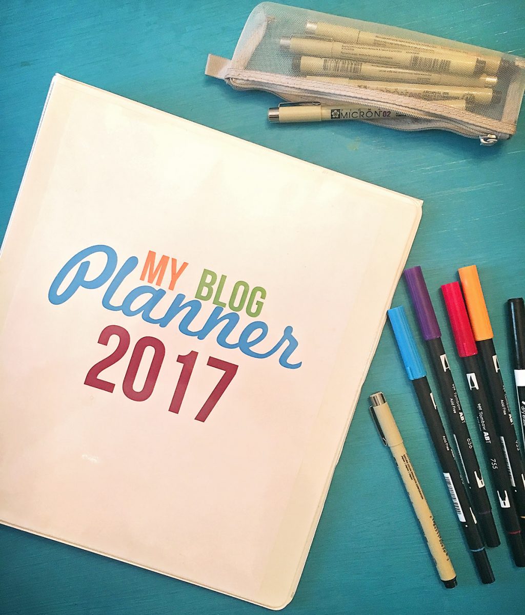 Free Printable Blog Planner 2017 Edition – A Well Crafted Party