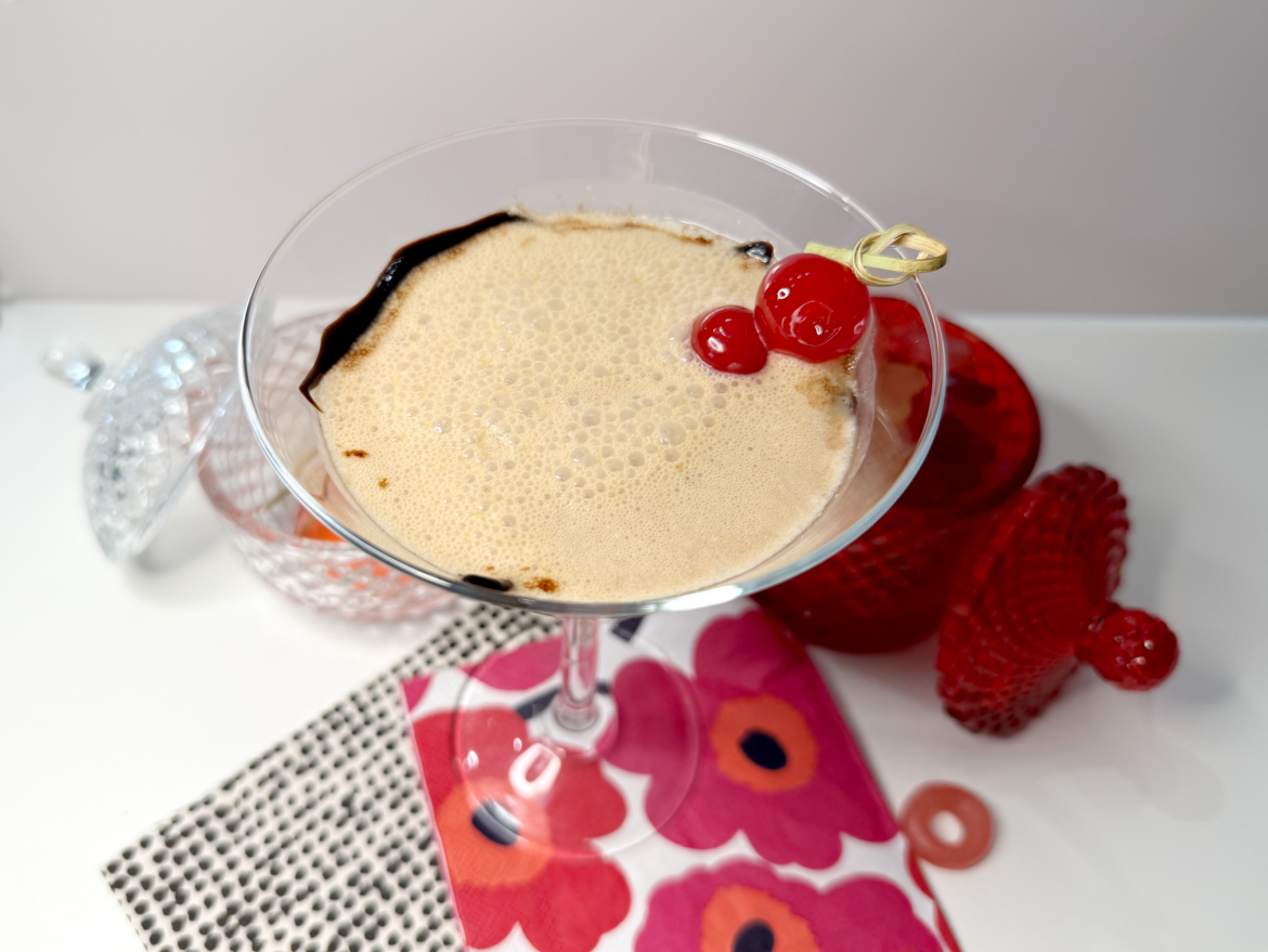 Black Forest Cocktail- Cherry & Chocolate Martini Recipe – A Well ...