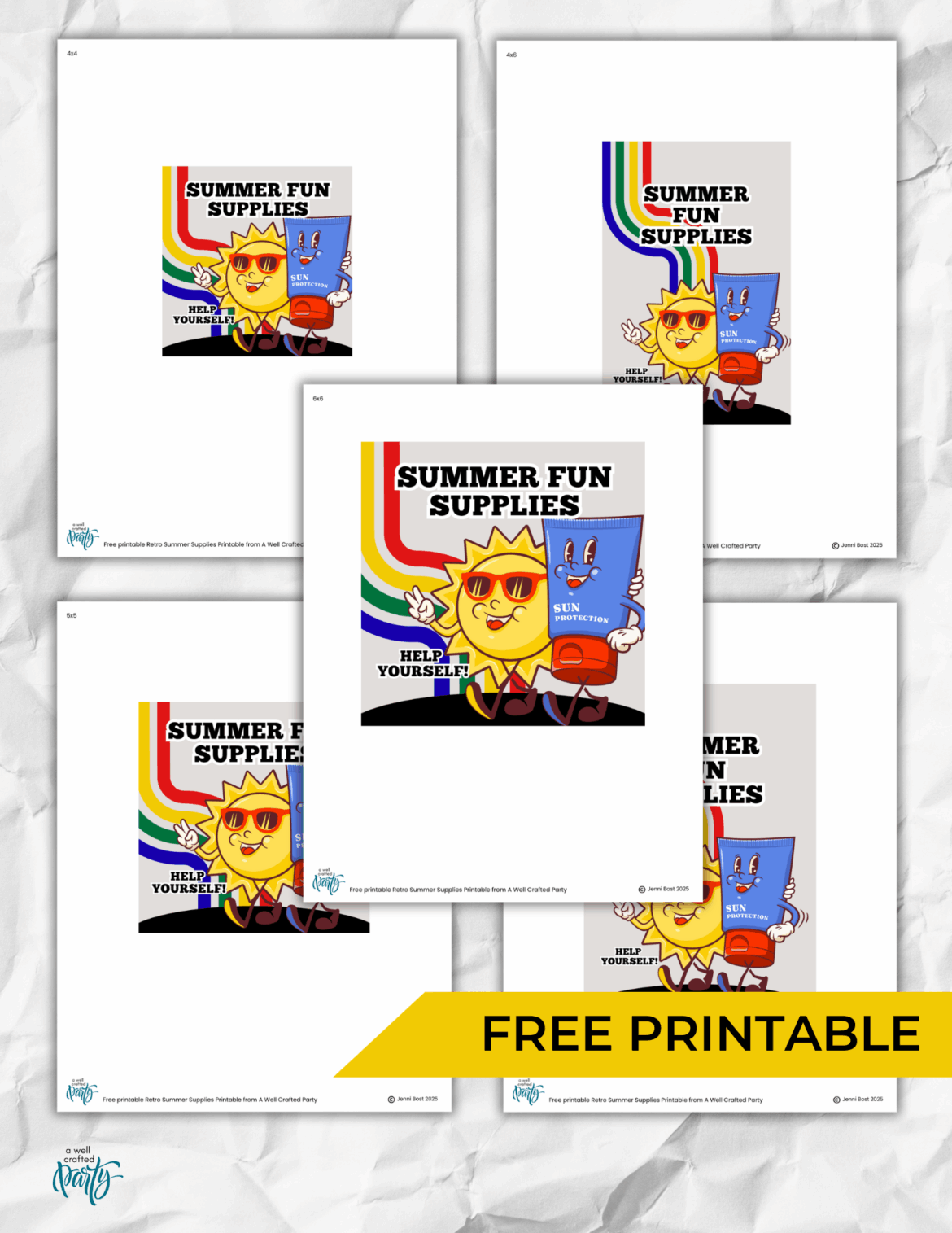 Printables Archives – A Well Crafted Party